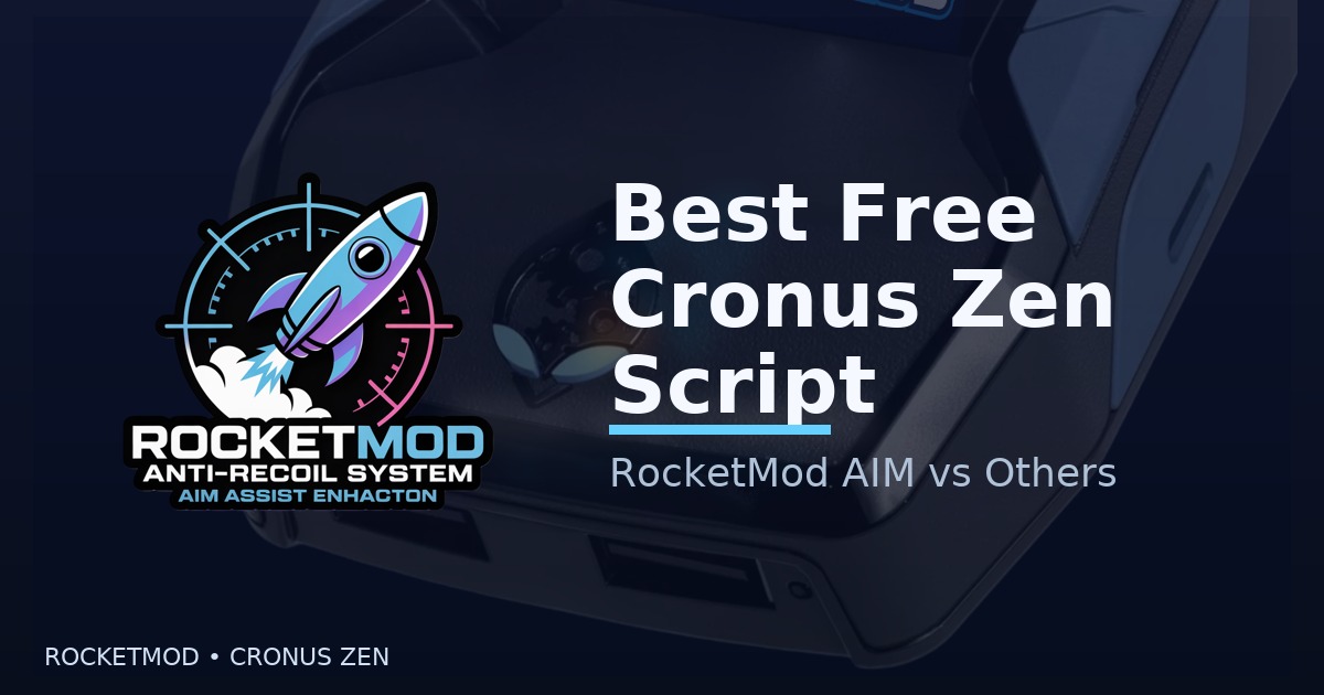 Free Cronus Zen Script for COD | Anti-Recoil + Aim Assist | RocketMod AIM